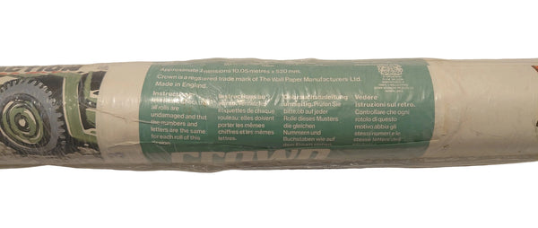 Vintage Action Man full, sealed roll of wallpaper by Crown from 1978 ...